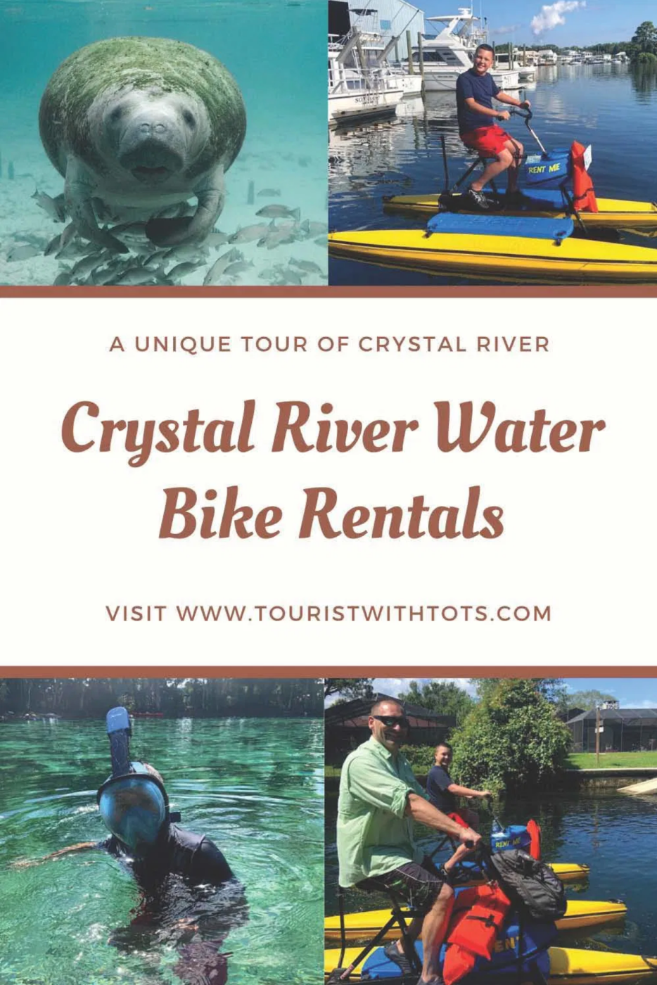 A Unique Tour Of Crystal River On A Water Bike | SoFlow Water Bikes